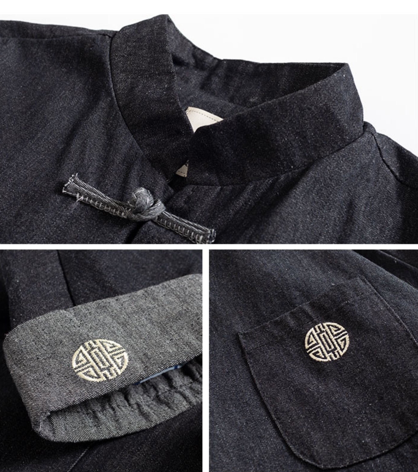 Traditional Chinese Cheongsam Jacket/ Denim Coat/ Frog Button - Etsy UK