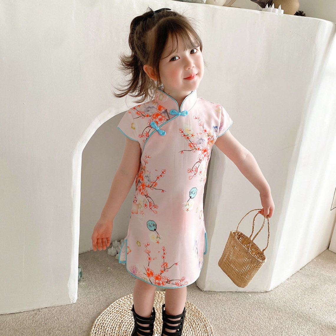 Chinese Kid's Qipao Dressgirls Cheongsam Dresschinese - Etsy