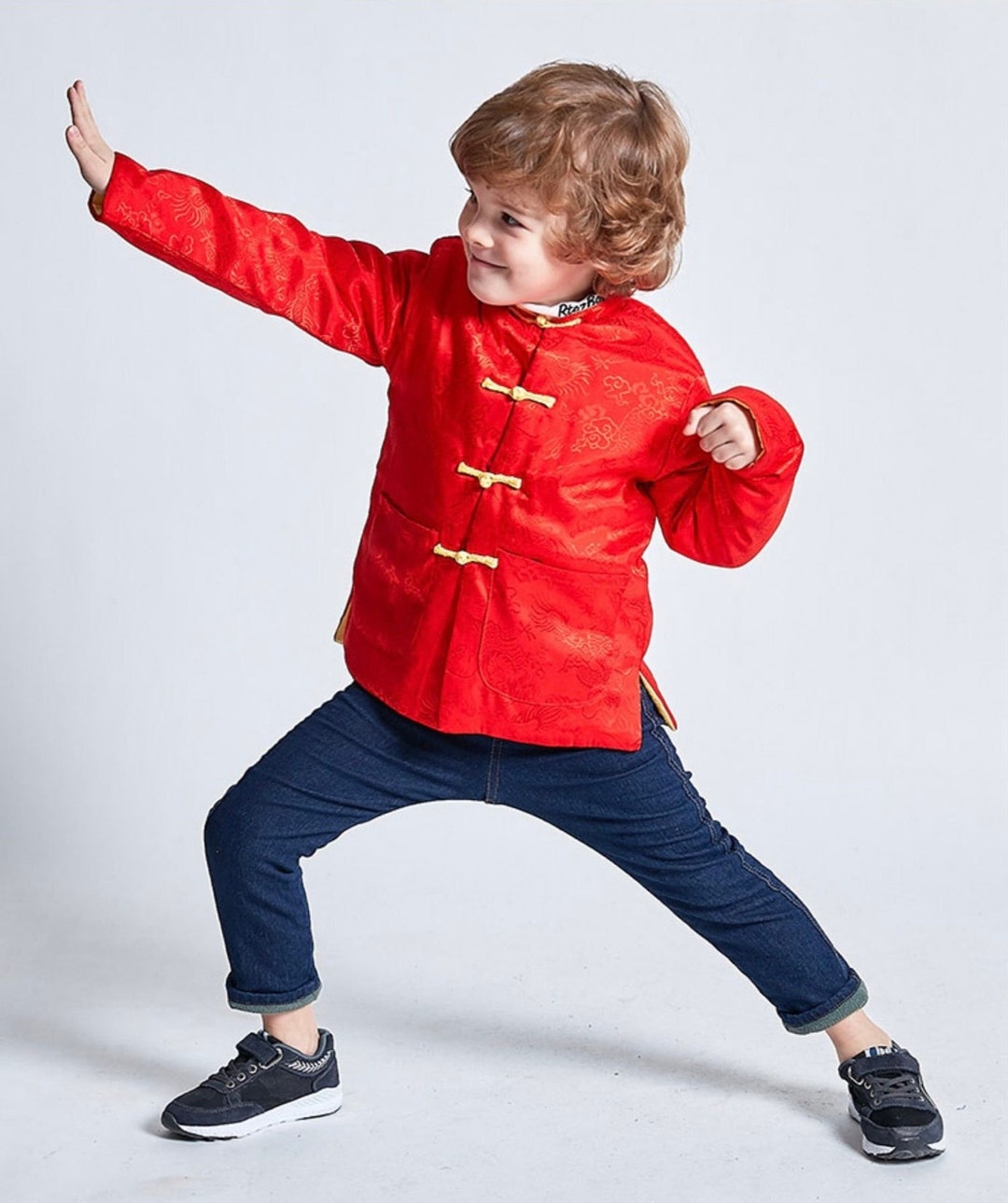 Boy's Cheongsam Jacket Chinese New Year Jacket Frog - Etsy