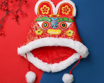 Chinese Tiger Head Hat - Etsy