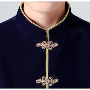 Six Color Boys Cheongsam Jacket,kids Tang Shirt,chinese Style Jacket ...