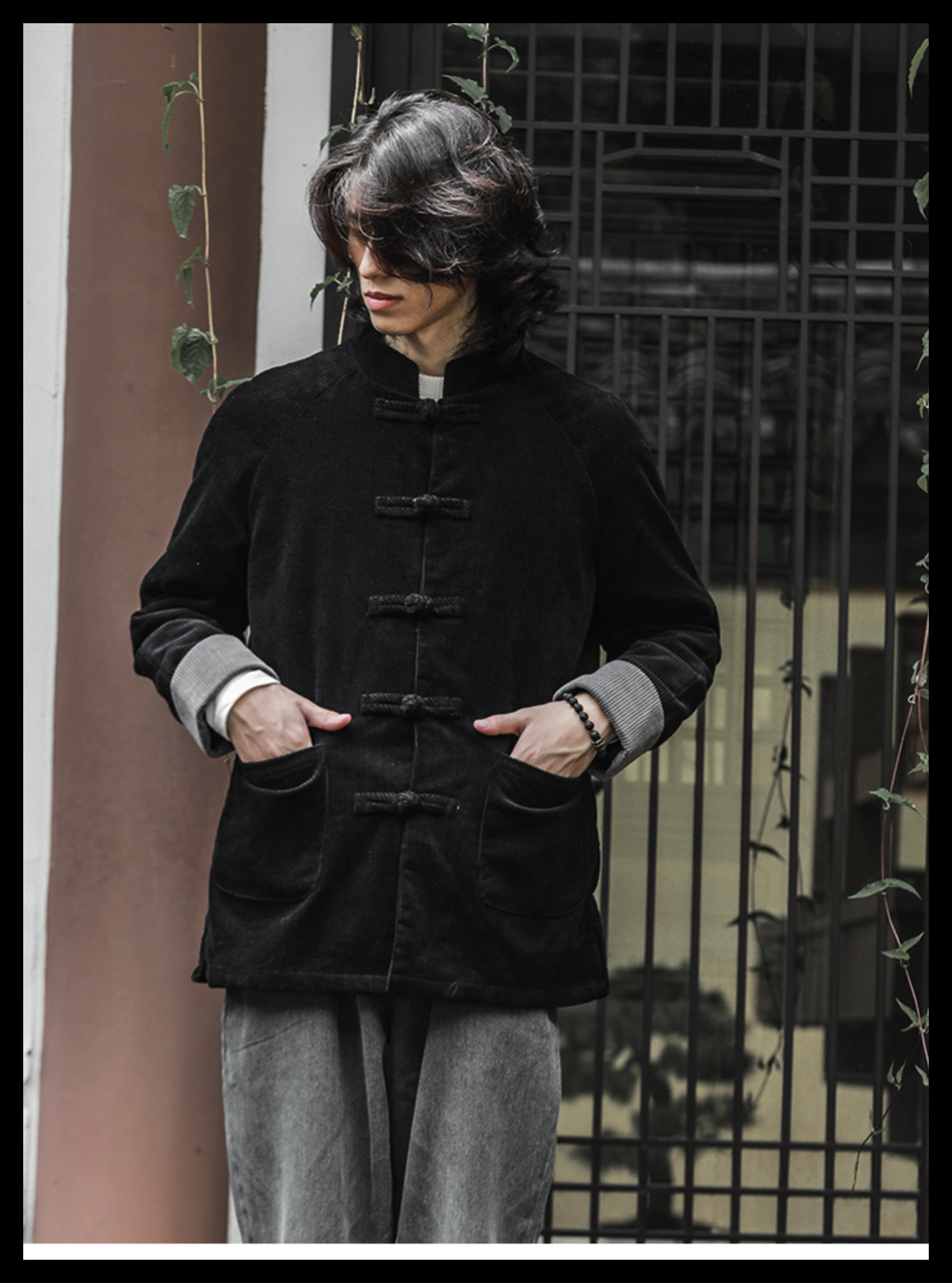 Corduroy Men's Jacket Cheongsam Jacket Chinese Shirt - Etsy