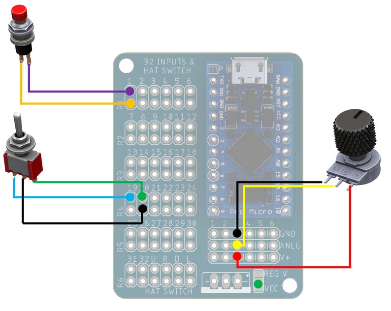 Arduino Matrix Breakout Board 36 - Etsy