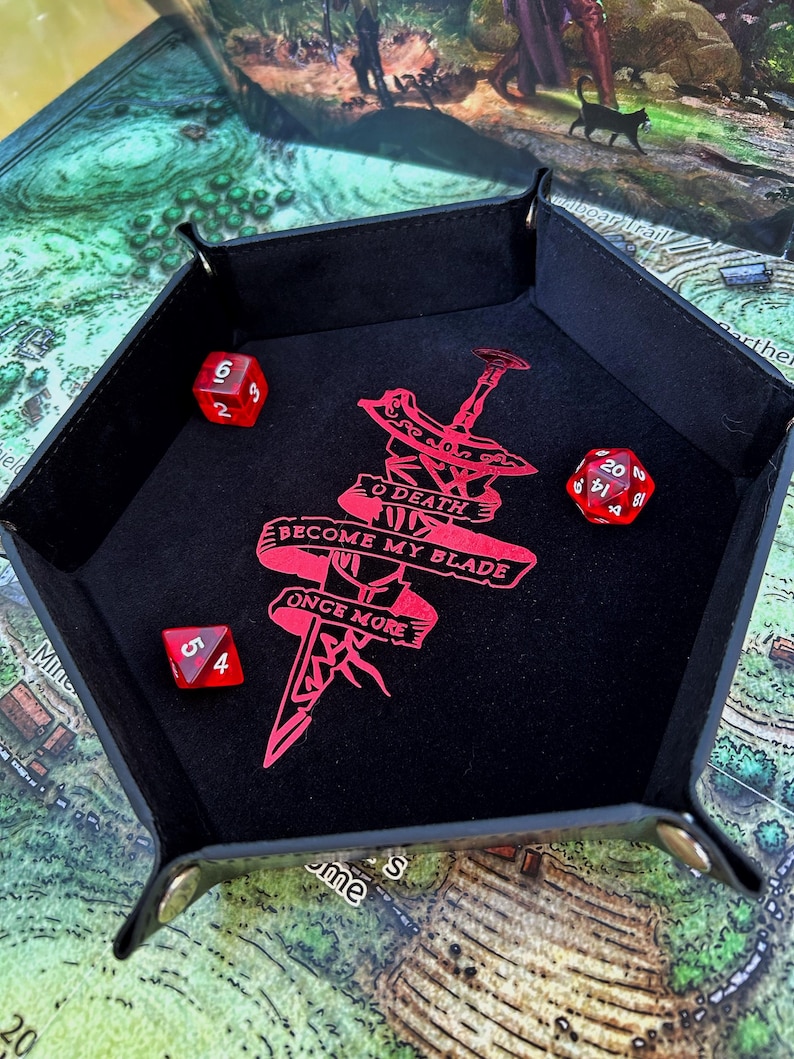 Elden Ring Maliketh Sword Quote Oh Death DND RPG Dice Rolling ...