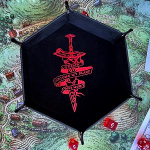 Elden Ring Maliketh Sword Quote Oh Death DND RPG Dice Rolling ...