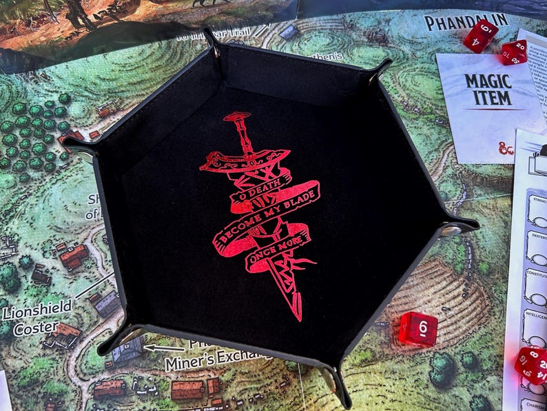 Elden Ring Maliketh Sword Quote Oh Death DND RPG Dice Rolling ...