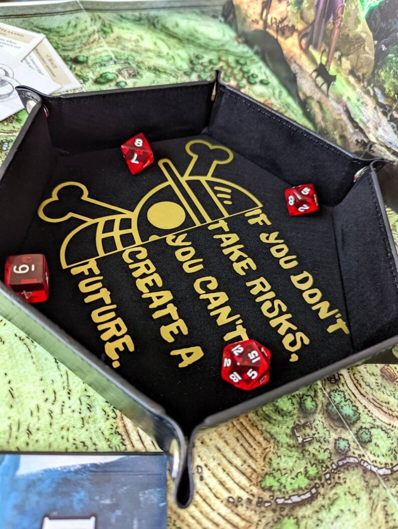 DND RPG King of the Pirates Jolly Roger Quote Dice Rolling - Etsy