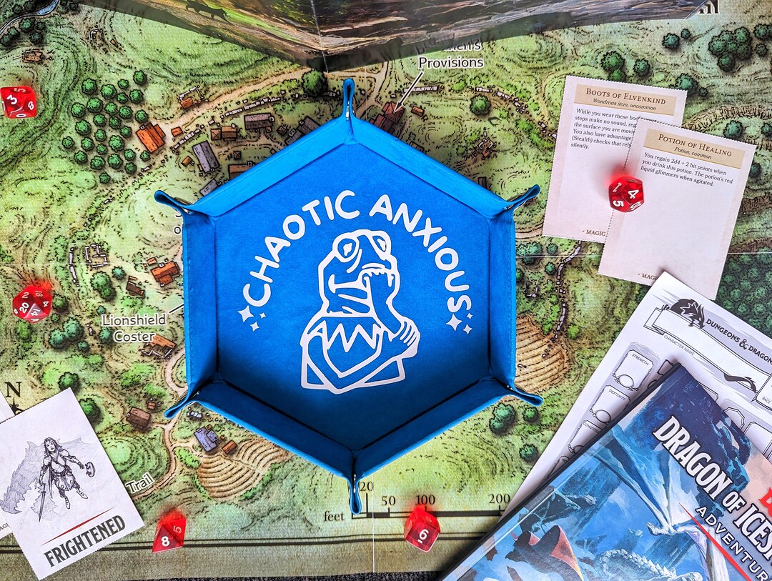 DND RPG Forbidden Chaotic Anxious Kermit Meme Dice Rolling Collapsible ...