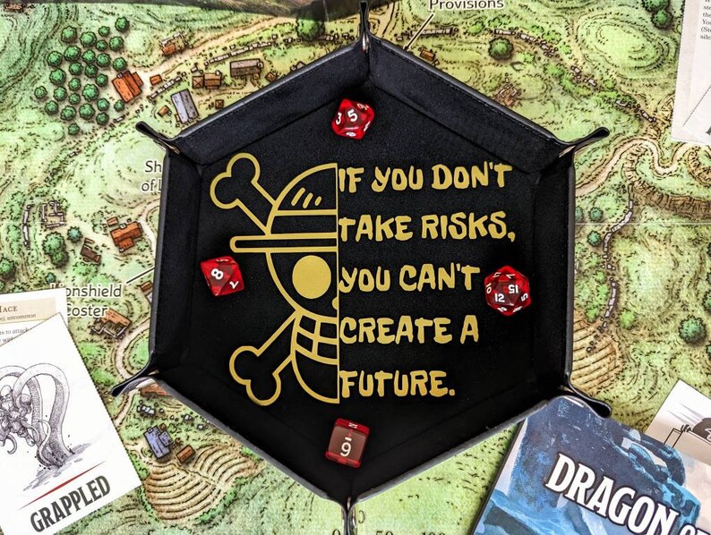 DND RPG King of the Pirates Jolly Roger Quote Dice Rolling - Etsy