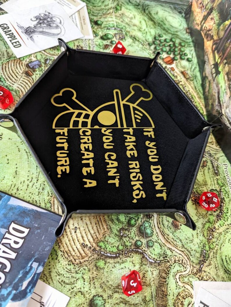 DND RPG King of the Pirates Jolly Roger Quote Dice Rolling - Etsy