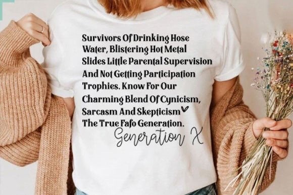 Gen X the Greatest Generation SVG PNG - Etsy