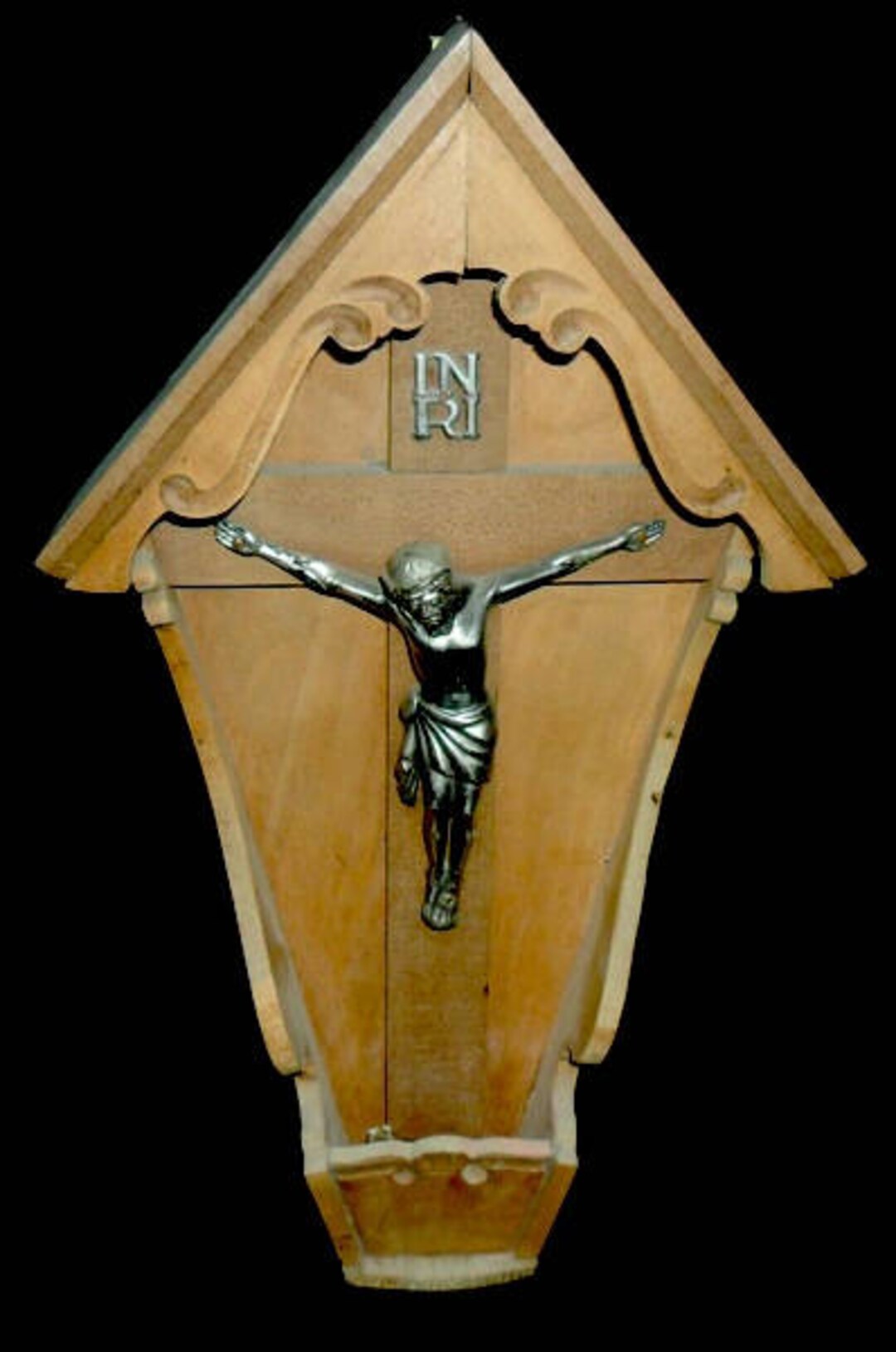 Vintage German Crucifix~wooden Crucifix~german Religious Crucifix ...