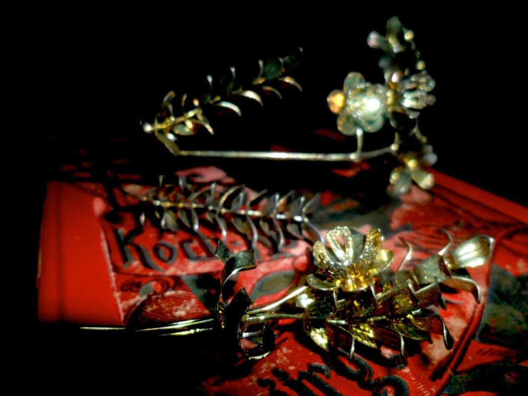 Elegant Vintage German Myrtle Wedding Crown With Partner Brooch~50th ...
