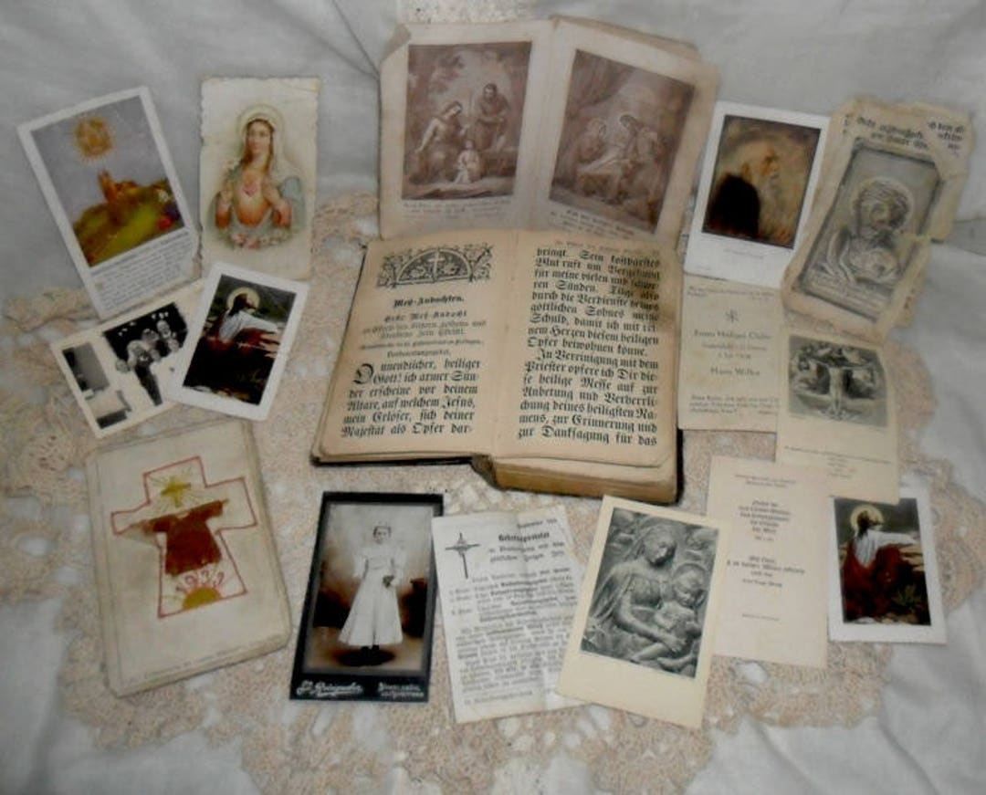 Antique German Prayer Book~dealing With Death, Loss and Preparing for ...