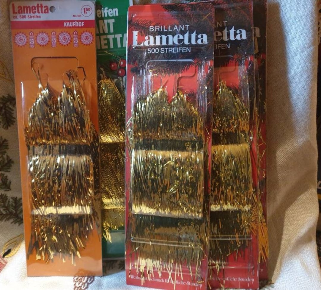 Vintage German Tinsel in Original Package~vintage Tinsel~lametta Tinsel ...