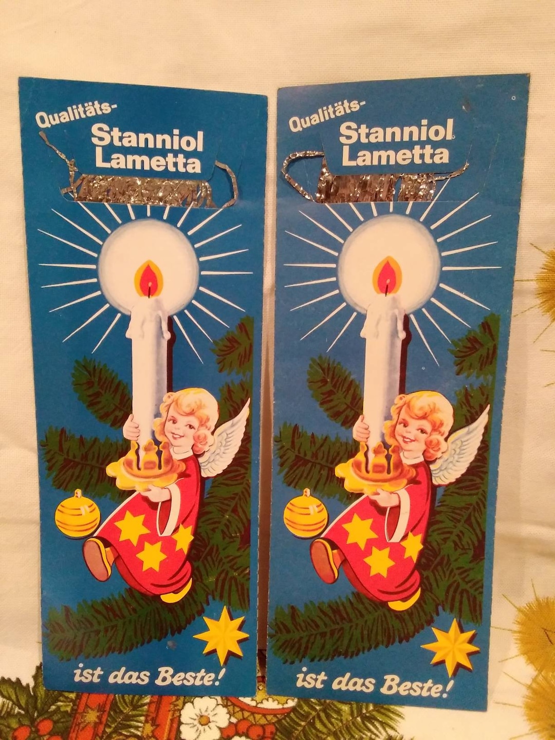 1 Pack of Vintage German Tinsel~heavy Metal Tinsel~lametta Tinsel ...