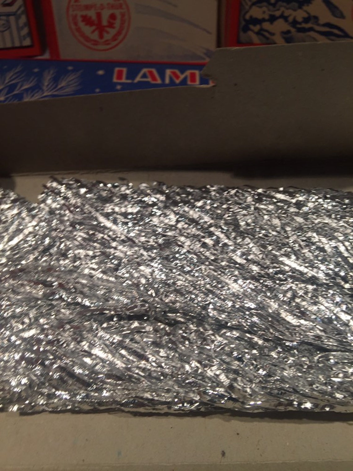 Vintage German Tinsel in Original Packagevery Old Alufolie - Etsy