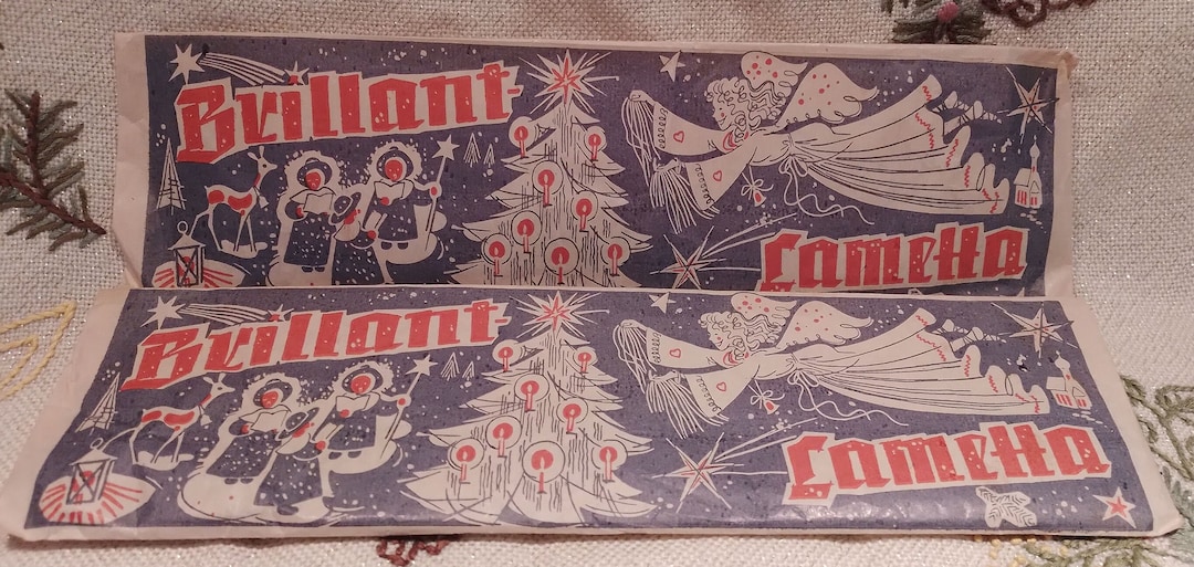 1 Very Old Pack of German Tinsel~heavy Metal Tinsel~lametta Tinsel ...