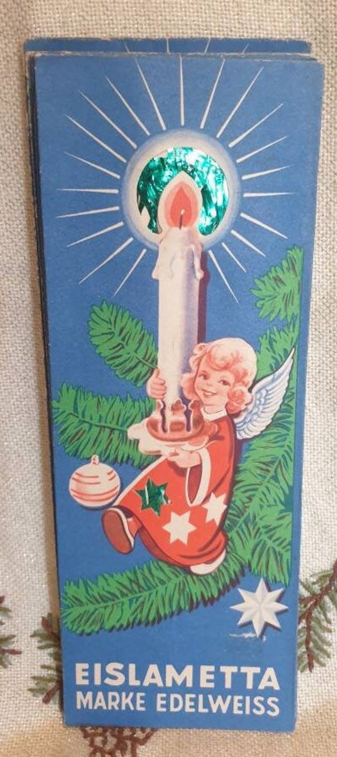 1 Vintage German Lametta~christmas Tree Tinsel~vintage Heavy Tinsel ...