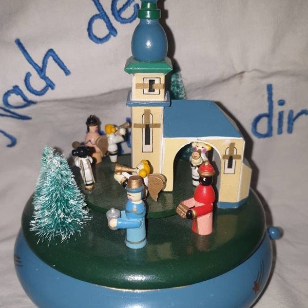 German Nativity Music Box - Etsy
