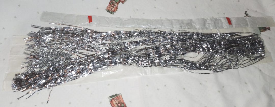 1 Old Original Bundle XXL Pack of German Tinsel~heavy Metal Tinsel ...
