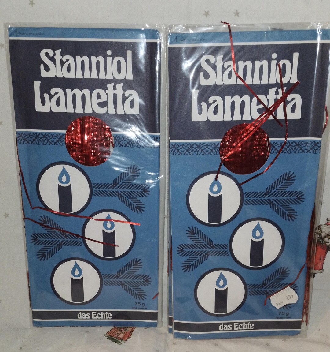 Vintage German Tinsel~heavy Metal Tinsel~lametta Tinsel~pick ONE (1 ...