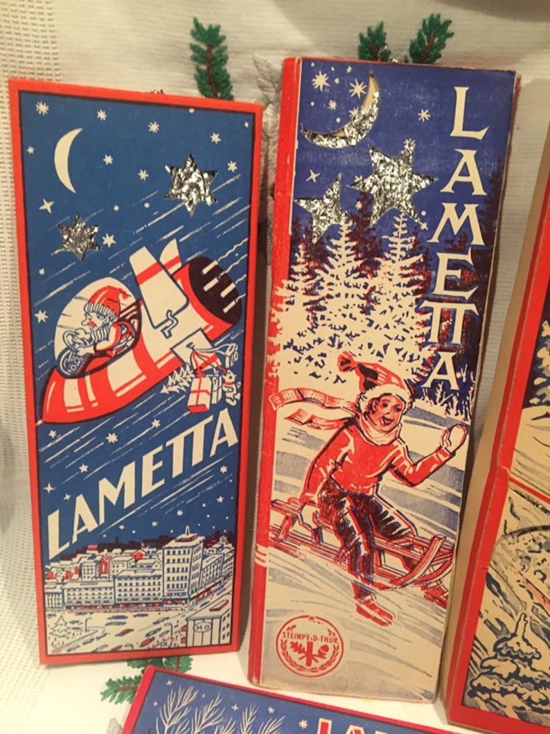 Vintage German Tinsel in Original Package~very Old Alufolie Tinsel ...