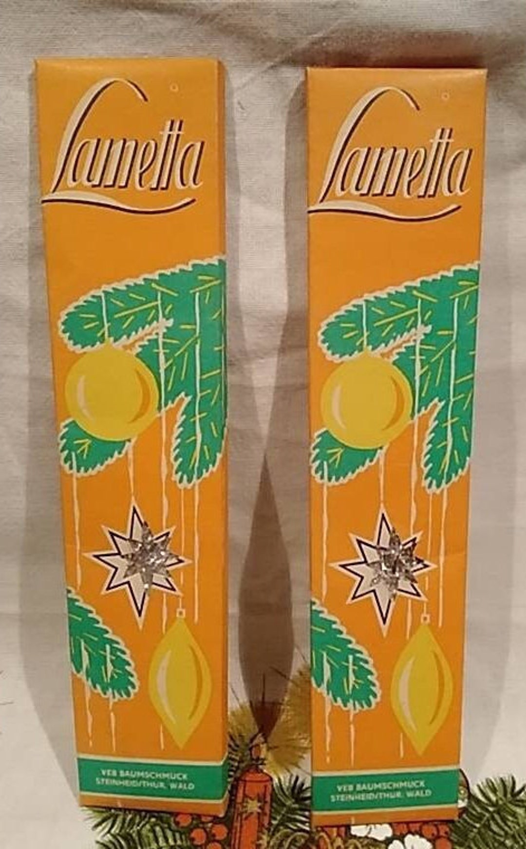 Vintage German Tinsel in Original Package~very Old Alufolie Tinsel ...