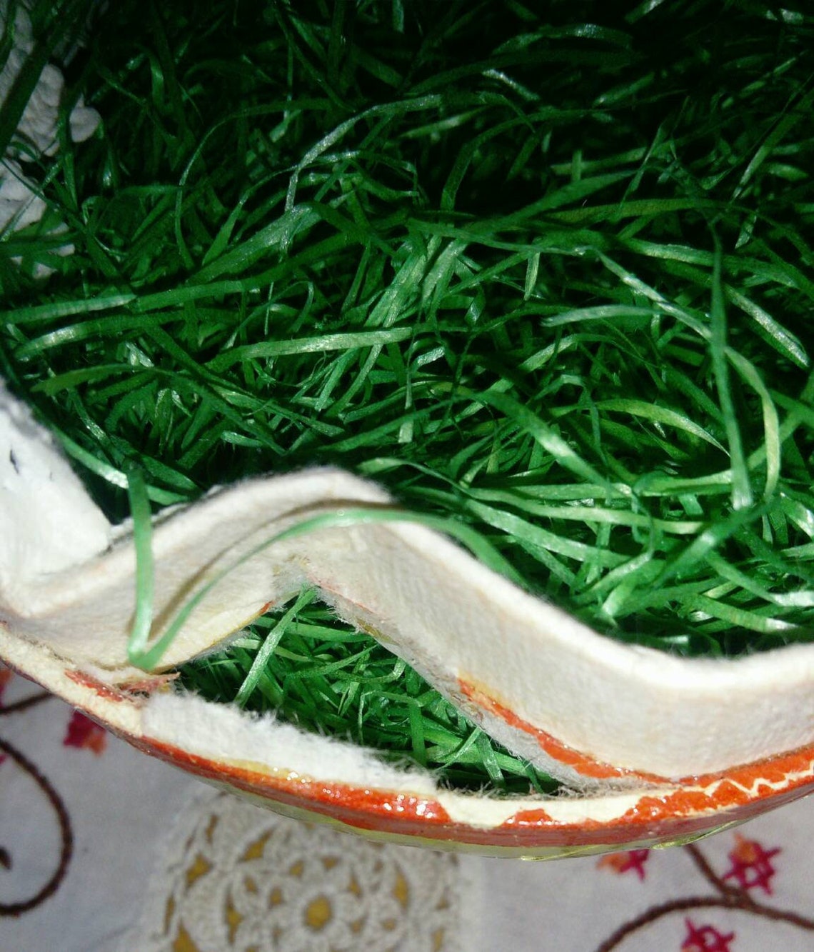 Vintage German Easter Papp Easter Egg to Fillpick-1-eggfrohe - Etsy