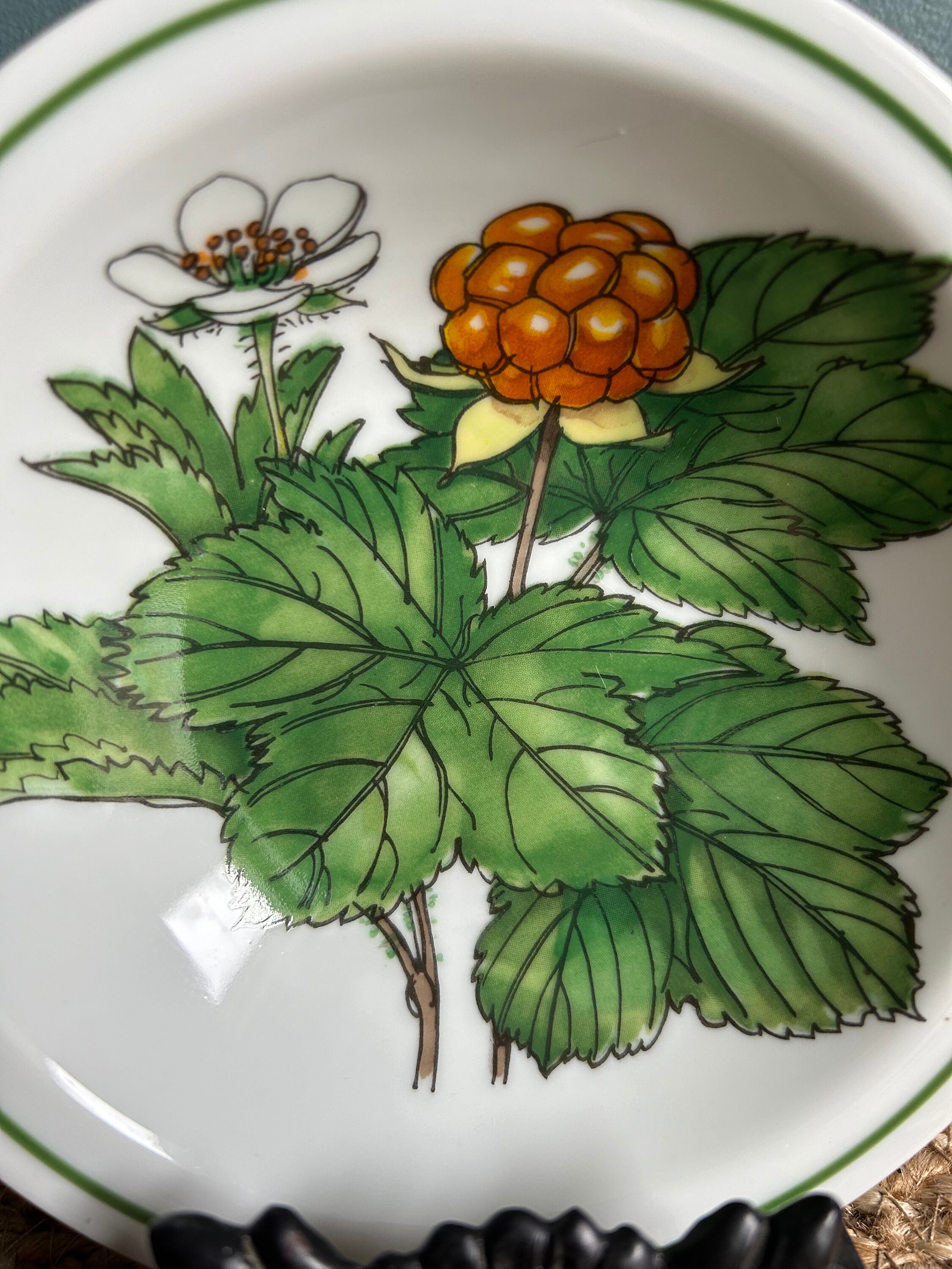 Vintage IKEA Midsommar by Marguerite Walfridson, Set of 2 Dessert ...