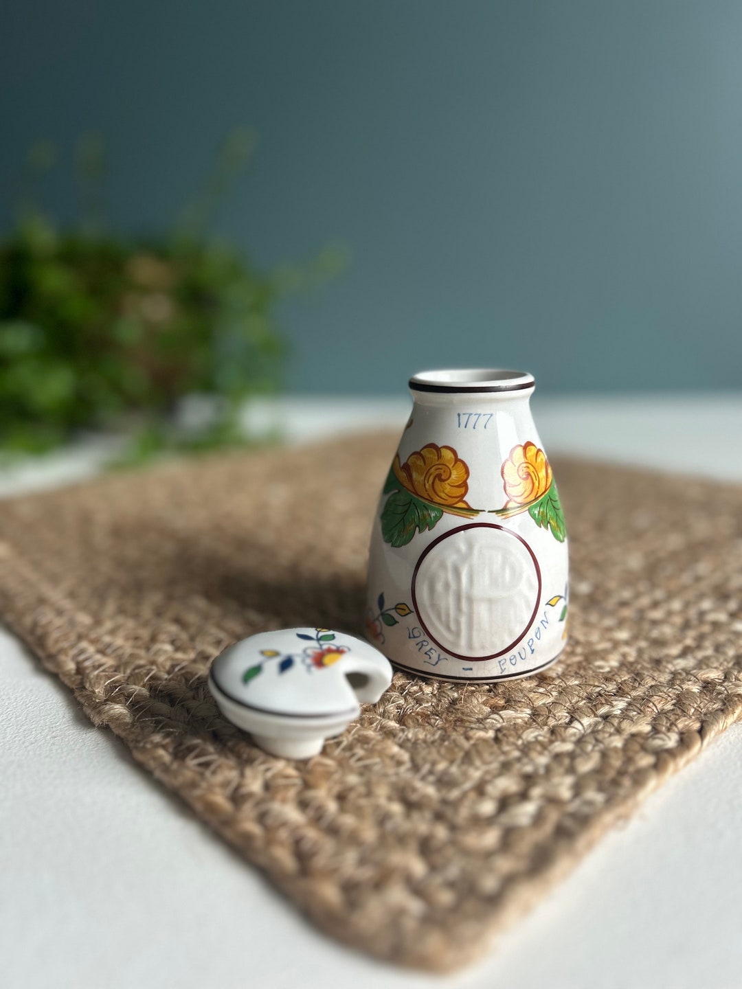 Rare Antique Grey Poupon Mustard Jar, Ironstone, Early to Mid Century ...