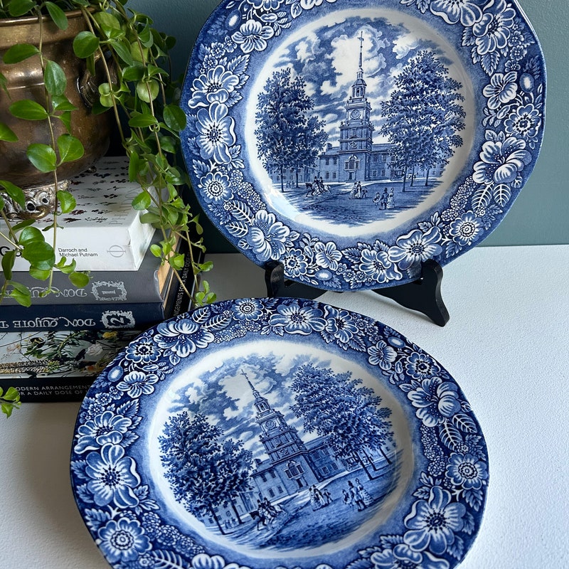 Liberty Blue Plate - Etsy