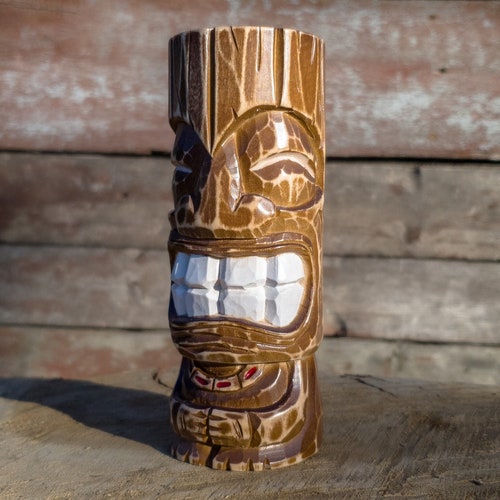 Marquesan Tiki Statue Hawaiian Tiki Statue Wooden Idol - Etsy