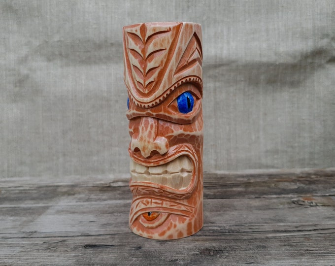 Marquesan Tiki Statue Hawaiian Tiki Statue Wooden Idol - Etsy