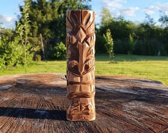 Marquesan Tiki Statue Hawaiian Tiki Statue - Etsy