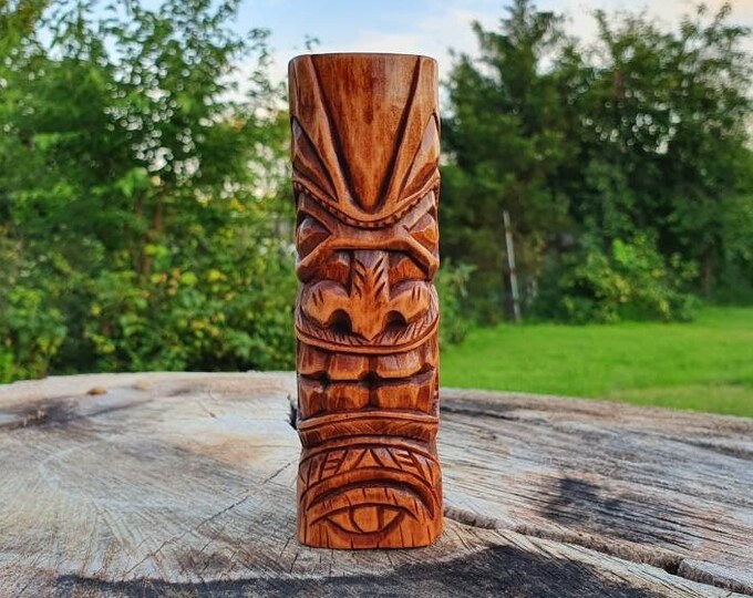 Marquesan Tiki Statue Hawaiian Tiki Statue Wooden Idol - Etsy