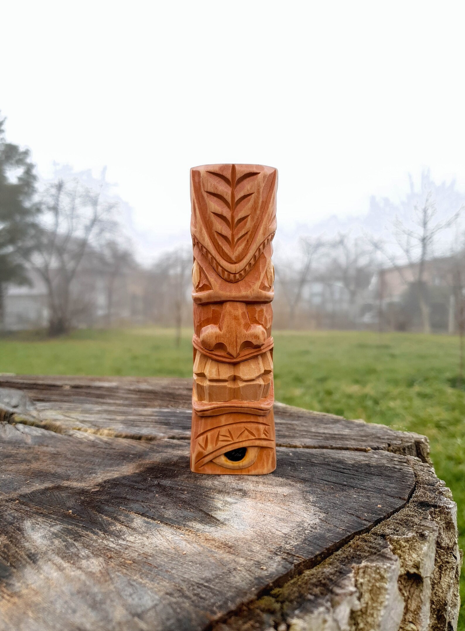 Marquesan Tiki Statue Hawaiian Tiki Statue Wooden Idol - Etsy