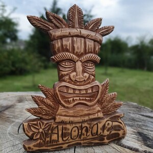 Hawaiian Tiki Mask - Etsy