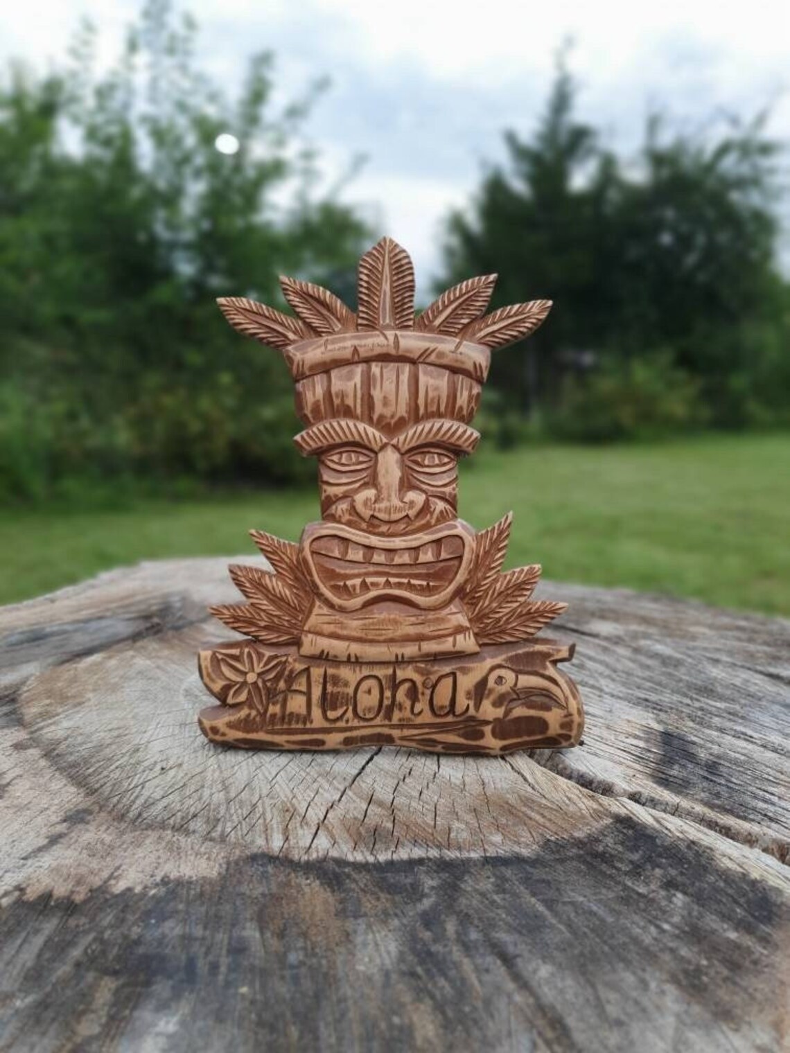 Hawaiian Tiki Mask - Etsy