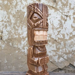 Marquesan Tiki Statue Hawaiian Tiki Statue | Etsy