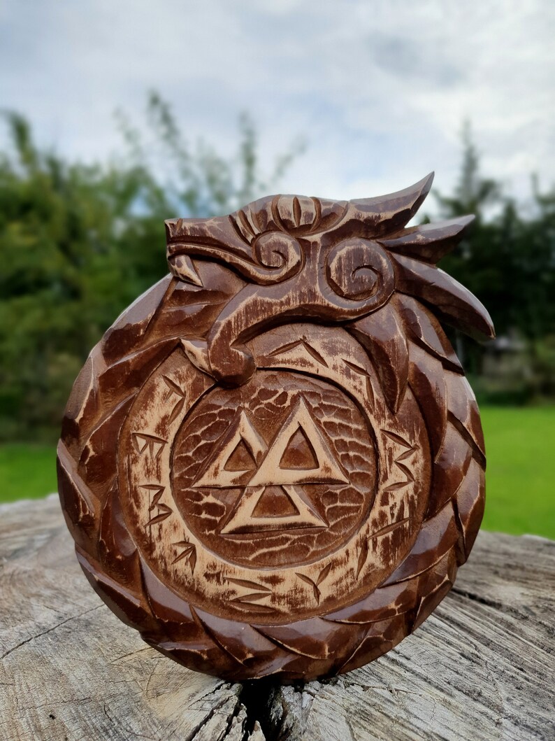Celtic Viking Dragon Wood Scandinavian - Etsy