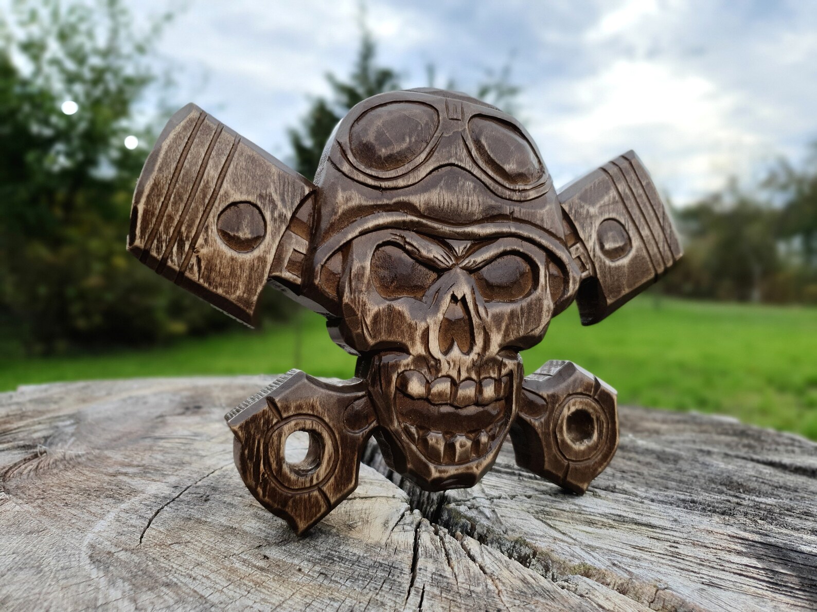 Skeleton Rider Skull Biker Motorbike - Etsy