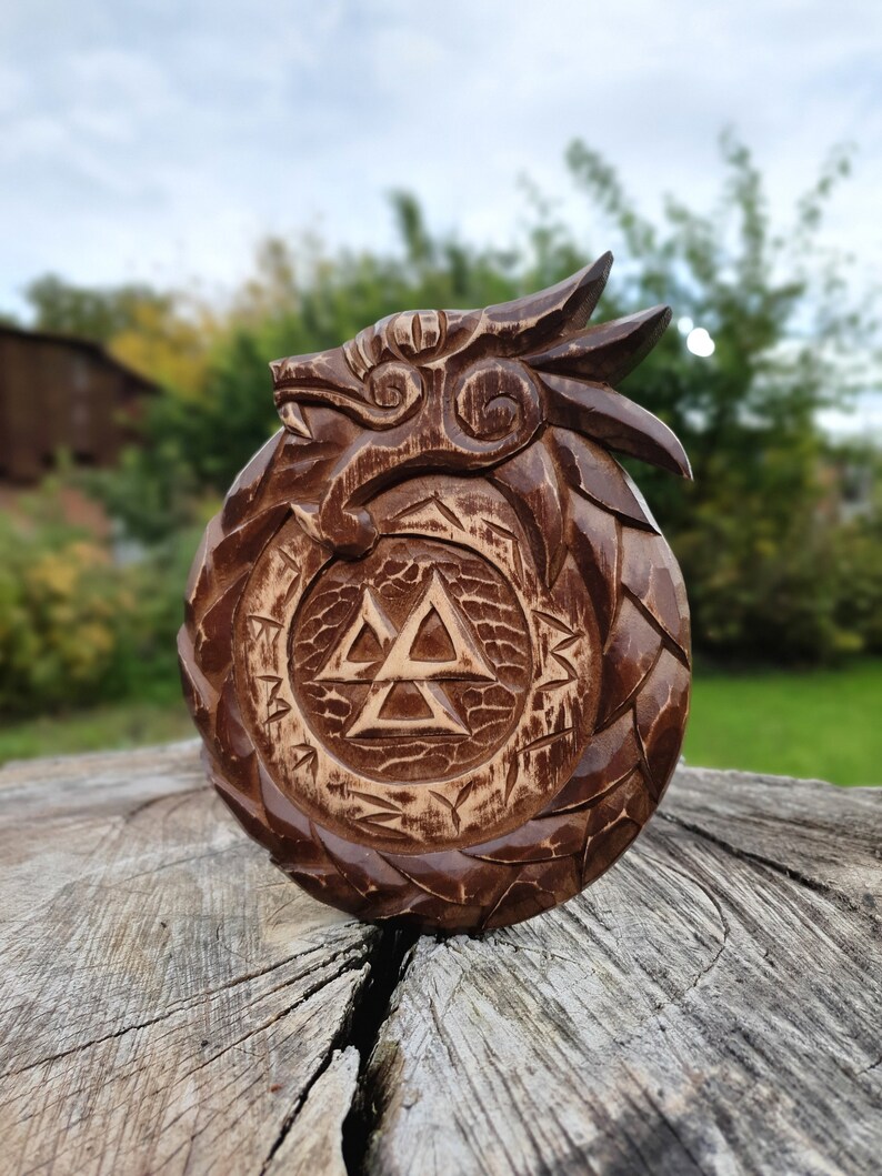 Celtic Viking Dragon Wood Scandinavian - Etsy