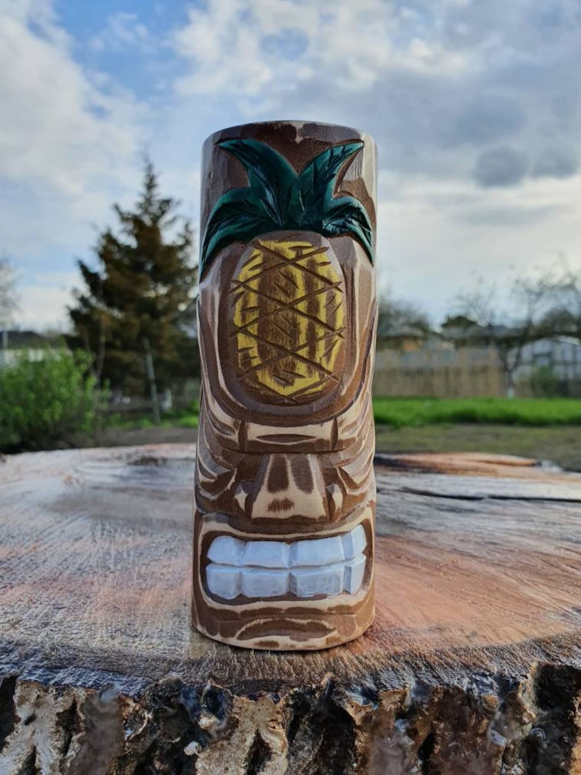 Hawaiian Tiki Statue - Etsy