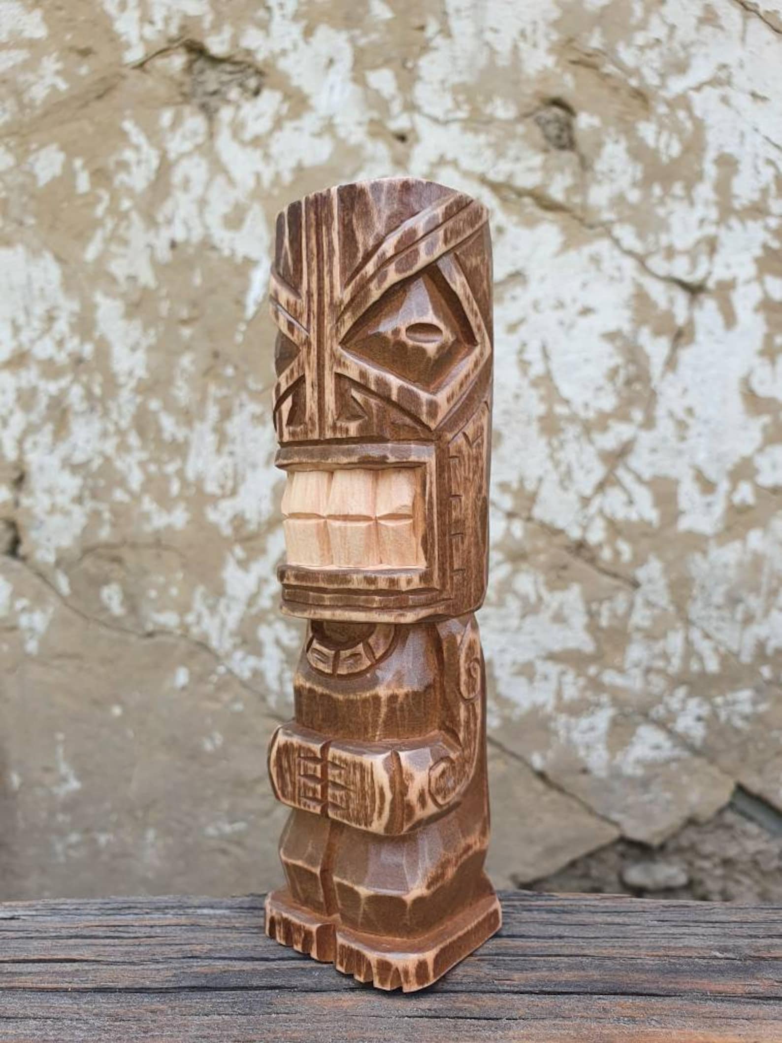 Marquesan Tiki Statue Hawaiian Tiki Statue | Etsy