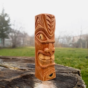 Marquesan Tiki Statue Hawaiian Tiki Statue Wooden Idol - Etsy
