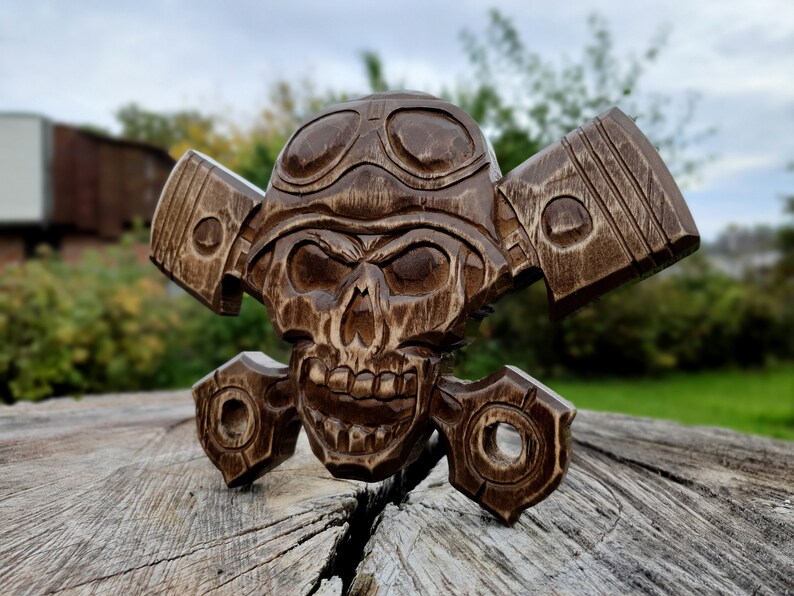 Skeleton Rider Skull Biker Motorbike - Etsy