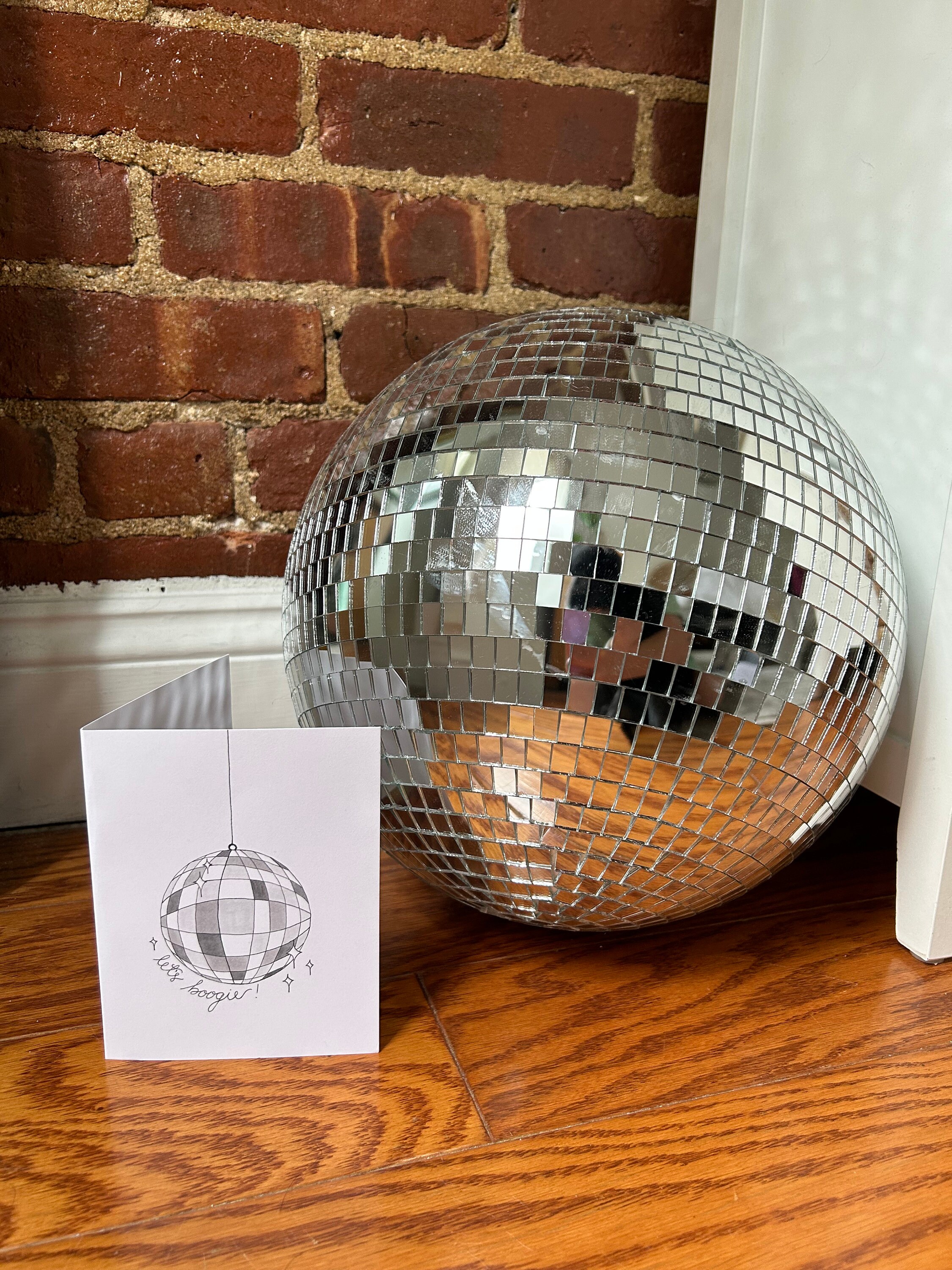 Disco Ball Card | Disco Birthday | Groovy Celebration | Greeting Card ...