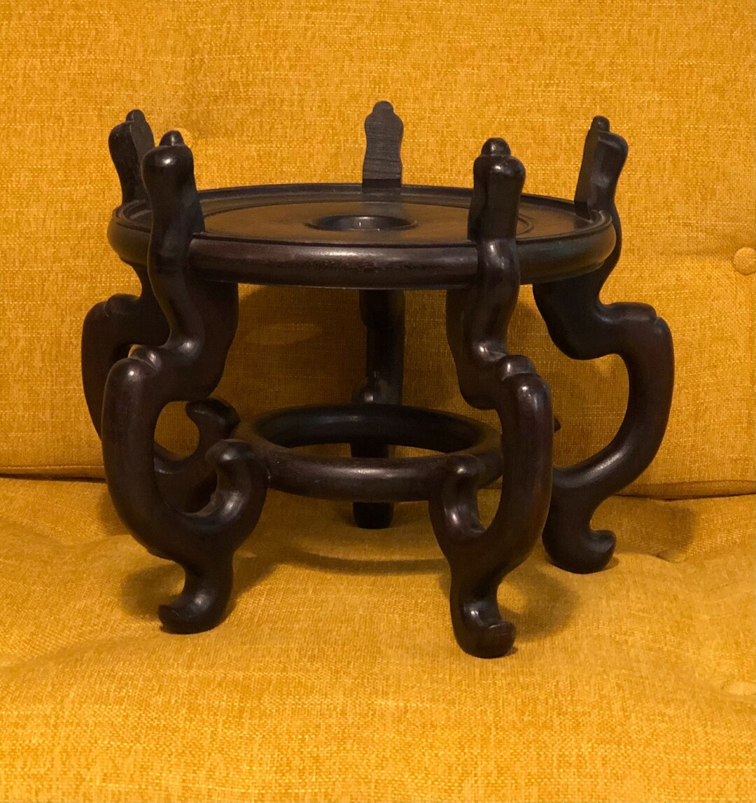 Asian Stand Large Enough for Fish Bowl Planter - Etsy