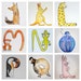 Hand-painted Children's Animal Alphabet Name Art | Etsy